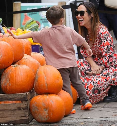 Myleene Klass Gets Into The Halloween Spirit As She Picks Up Pumpkins