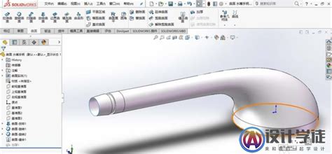 Sw曲面怎么实体化 Solidworks曲面实体化的教程 设计学徒自学网