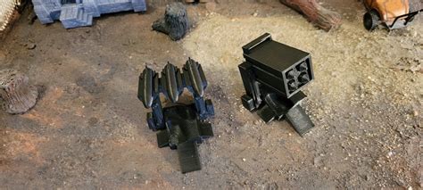 gasland madmax base missile defense system for diorama 3d printed 2 items car not included
