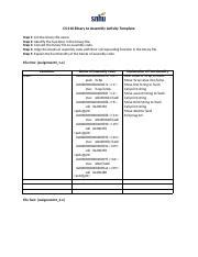 Binary To Assembly Conversion Functions And Code Explanation Course Hero