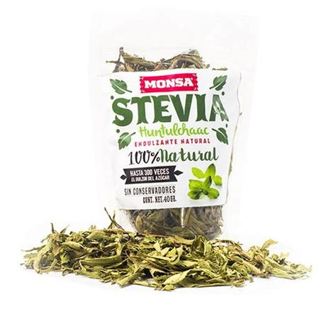 Stevia Monsa Hoja Desidratada 40 G Bodega Aurrera En Línea