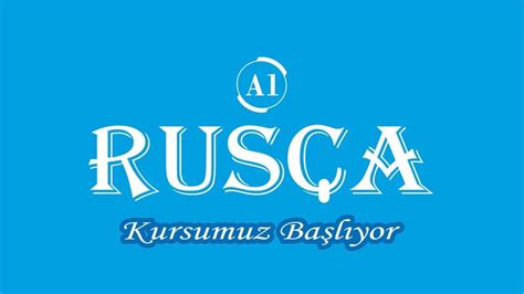 Rusça A1 Kursumuz Başlıyor Seferihisar Atatürk Halk Eğitimi Merkezi