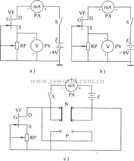 Junction Field Effect Transistor Matching Test Circuit Measuring And