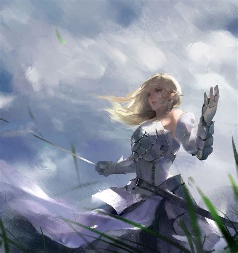 Artoria Pendragon And Saber Lily Fate And 1 More Drawn By Aenrs
