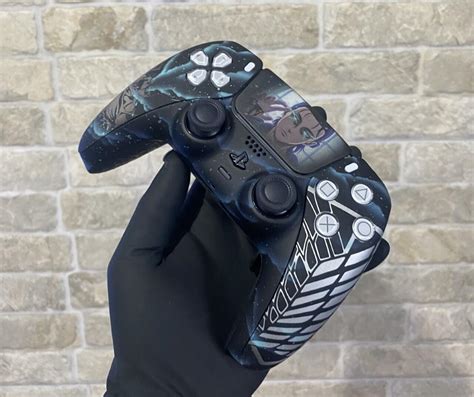 Comprar Controle Dualsense Ps5 Personalizado Attack On Titan Cpaddles