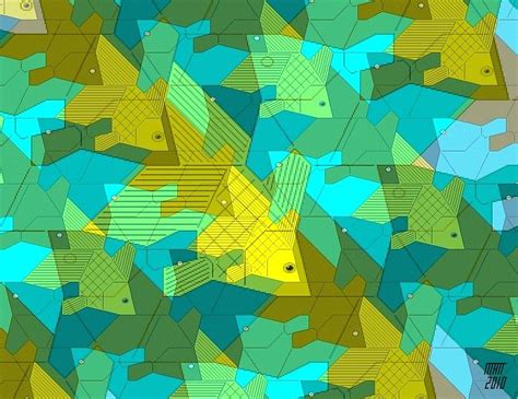 Fish Tessellation Layered Digital Art By Matt Allen Fine Art America