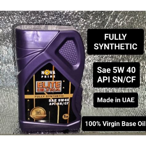 Nova Prime Elite Ultra 5w 40 Fully Synthetic 1loriginal Shopee
