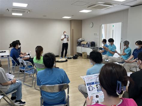 Aed研修 社会福祉法人博寿会・飛島
