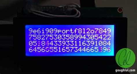 Project Words Vs Numbers Art With An Arduino HD LCD Gough S Tech Zone