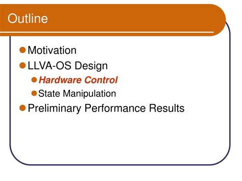 Ppt A Virtual Instruction Set Interface For Operating System Kernels