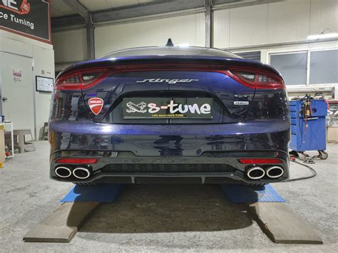 S Tune 커스텀배기 스팅어 20t 중고 저스트 액티브사운드 G1 이전설치 튜닝