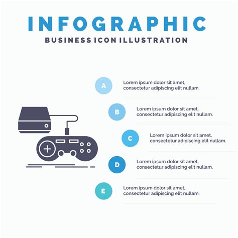 Console Game Gaming Playstation Play Infographics Template For Website And Presentation