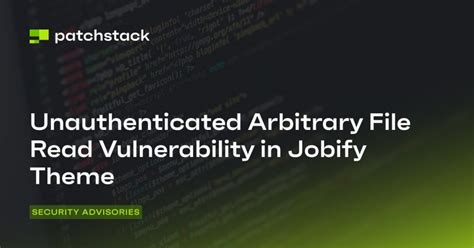 patchstack on linkedin unauthenticated arbitrary file read