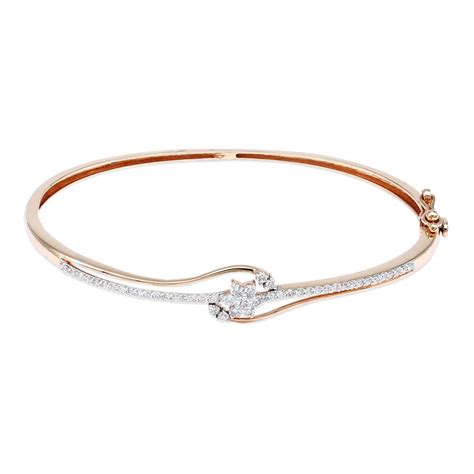 18 Gold And Diamond Bracelet Bracelets Reliance Jewels