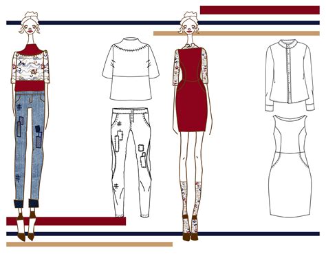 intro to textiles repeat pattern project behance