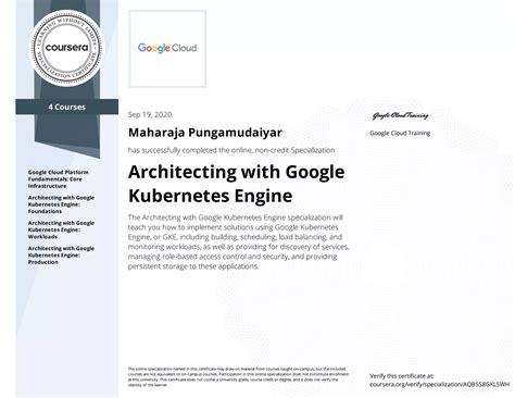 Coursera Architecting With Google Kubernetes Engine PPT