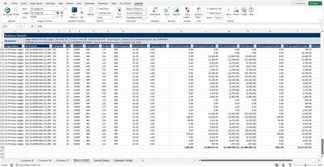 sample financial reports gl connect