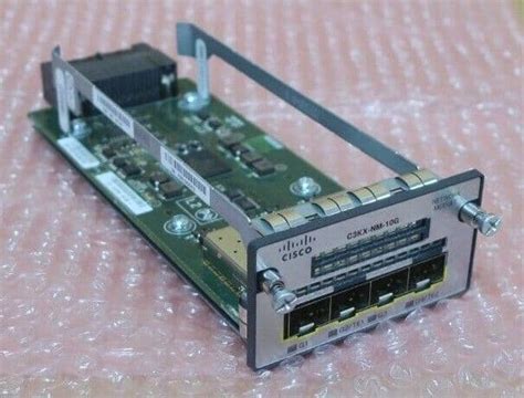 Cisco Catalyst 3560x 3750x 4 Port 2x 1 10gb Sfp 2x 1gb Sfp Module C3kx Nm 10g