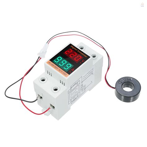 digital single phase energy meter พร้อม transformer มัลติฟังก์ชั่น din