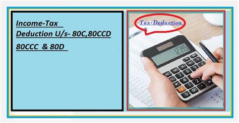 What Is Income Tax Deduction Section 80c To 80u