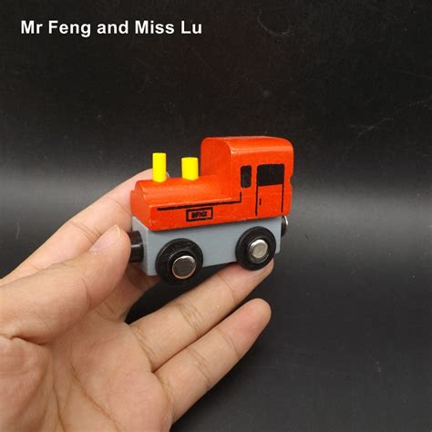 붉은 색 미니 기차 나무 기관차 노란색 굴뚝다이캐스트 And 장난감 차 Aliexpress