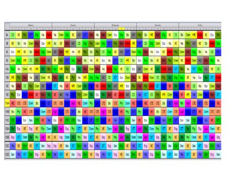 Saris Campus Tentative Class Room Schedule Pdf