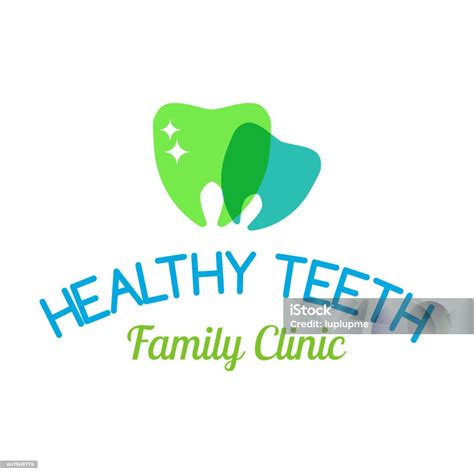 向量牙科口腔診所徽章圖示向量圖形及更多乾淨圖片 乾淨 保護 健保和醫療 Istock
