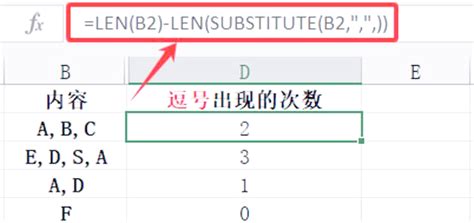 「excel技巧」如何轻松统计单元格中特定符号的个数？