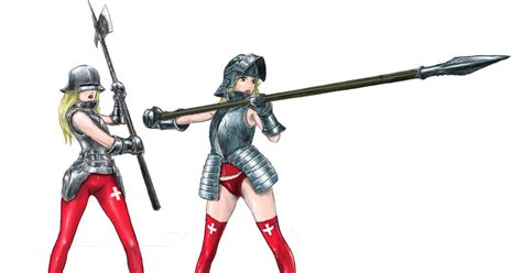 娘化 瑞士佣兵娘 Lwensongのイラスト Pixiv