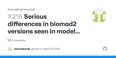 Serious Differences In Biomod Versions Seen In Model Results Issue