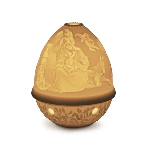 Luminária de mesa Nativity Lladró em porcelana contemporânea