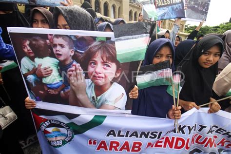 Aksi Dukung Kemerdekaan Palestina ANTARA Sumbar