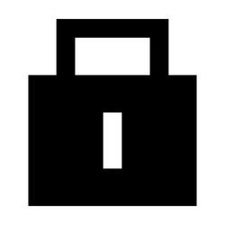 Lock Icon Suitable For Website Ui Design Vector Image