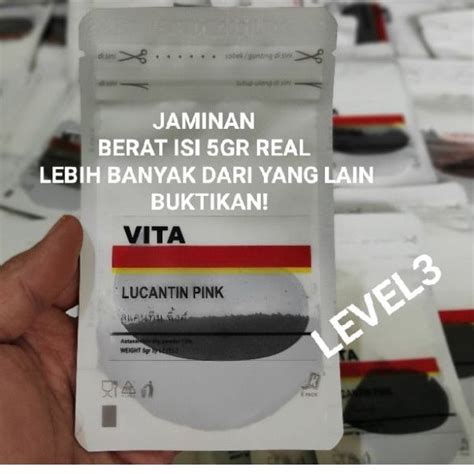 Jual Vita Lucantin Pink Carophyl Strong Astaxanthin Original 100 5gr