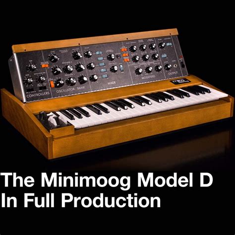 The Mini Moog Model D In Full Production Audio Chocolate