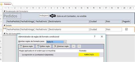 Cambio De Color Al Seleccionar El Registro En Un Formulario Continuo Microsoft Access