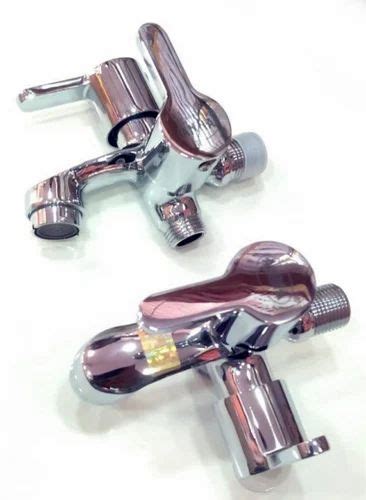 Silver Contemporary Modular Steel Water Taps For Home Size Inch