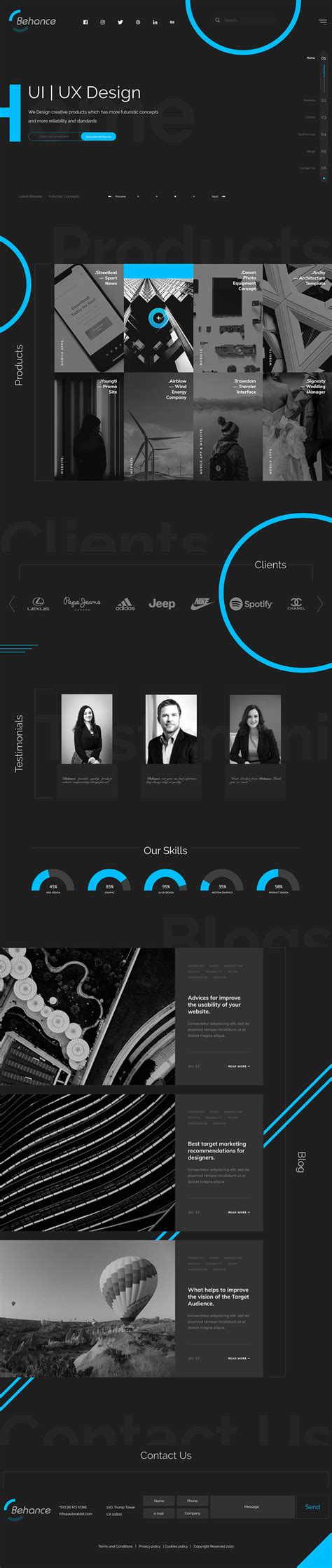 Behance Template Behance