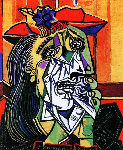 【楽天市場】【レビュー特典付き】ピカソ絵画 ピカソ絵「泣く女」作品証明書 展示用フック 限定エディション付複製画ジークレ【輸入品】：アート