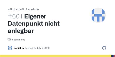 eigener datenpunkt nicht anlegbar · issue 601 · iobroker iobroker