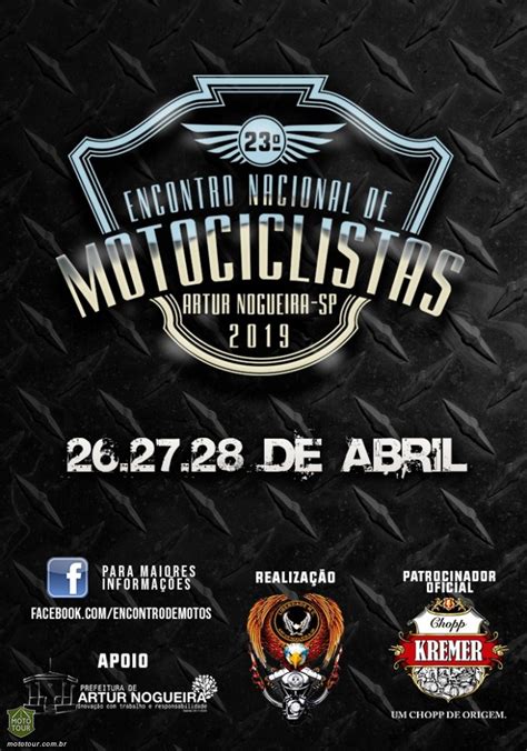 23º Encontro Nacional de Motociclistas Artur Nogueira Mototour Seu