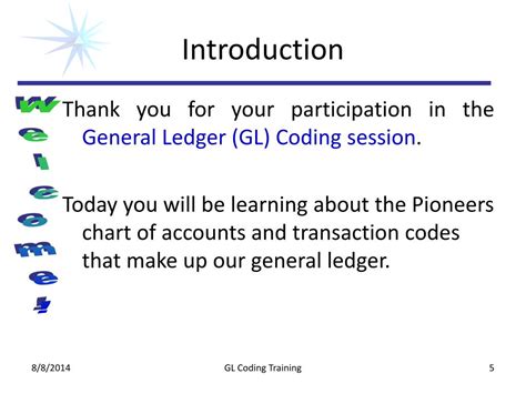 Ppt General Ledger Coding Training Last Updated 02 26 13 Powerpoint
