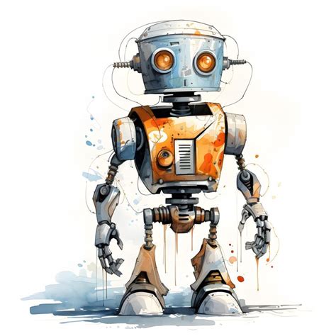 Pin On Cute Robot Art