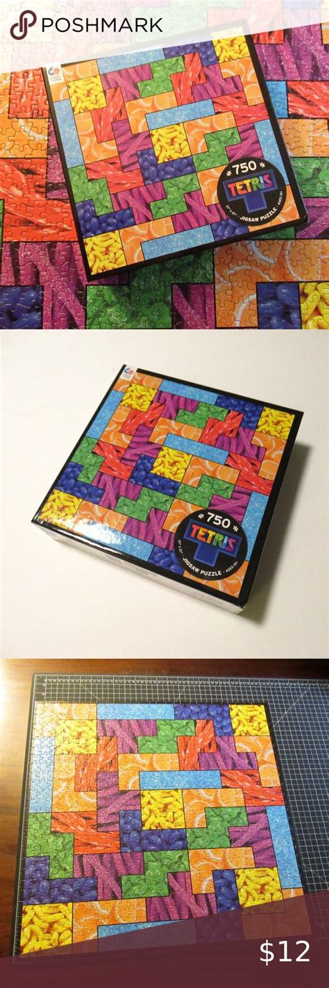 Tetris Candy Puzzle Vibrant Colors Fun Puzzles Puzzle
