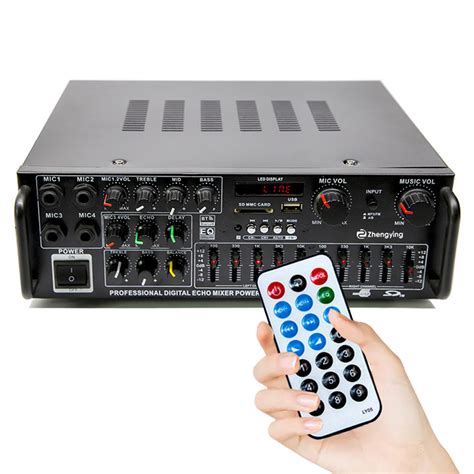 Kkmoon Equalizer Fm Radio 4 Mic Theater Eq Equalizer Fm Mic Input Audio