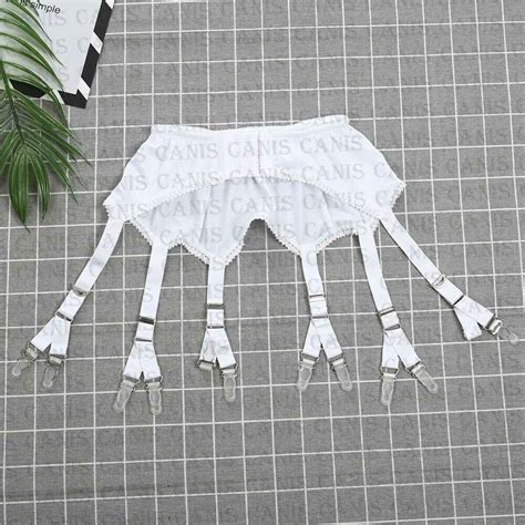 Women Sexy Vintage Retro Garter Belts 6 Straps W 12 Claws Girdle