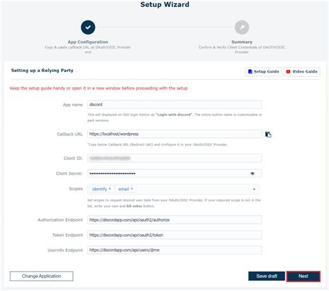 Configure Discord Single Sign On Sso With Wordpress Wordpress