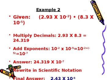 SCIENTIFIC NOTATION MULTIPLYING DIVIDING PPT TPT