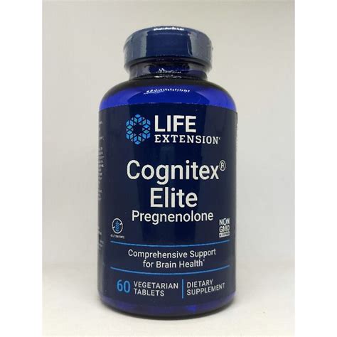 Life Extension Cognitex® Elite Pregnenolone 60 เม็ดอัด : เพิ่ม ...