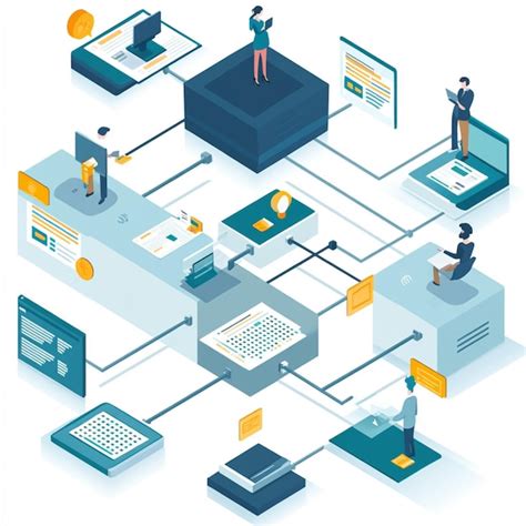 A Visual Guide To It Project Management And Workflow Premium Ai Generated Image